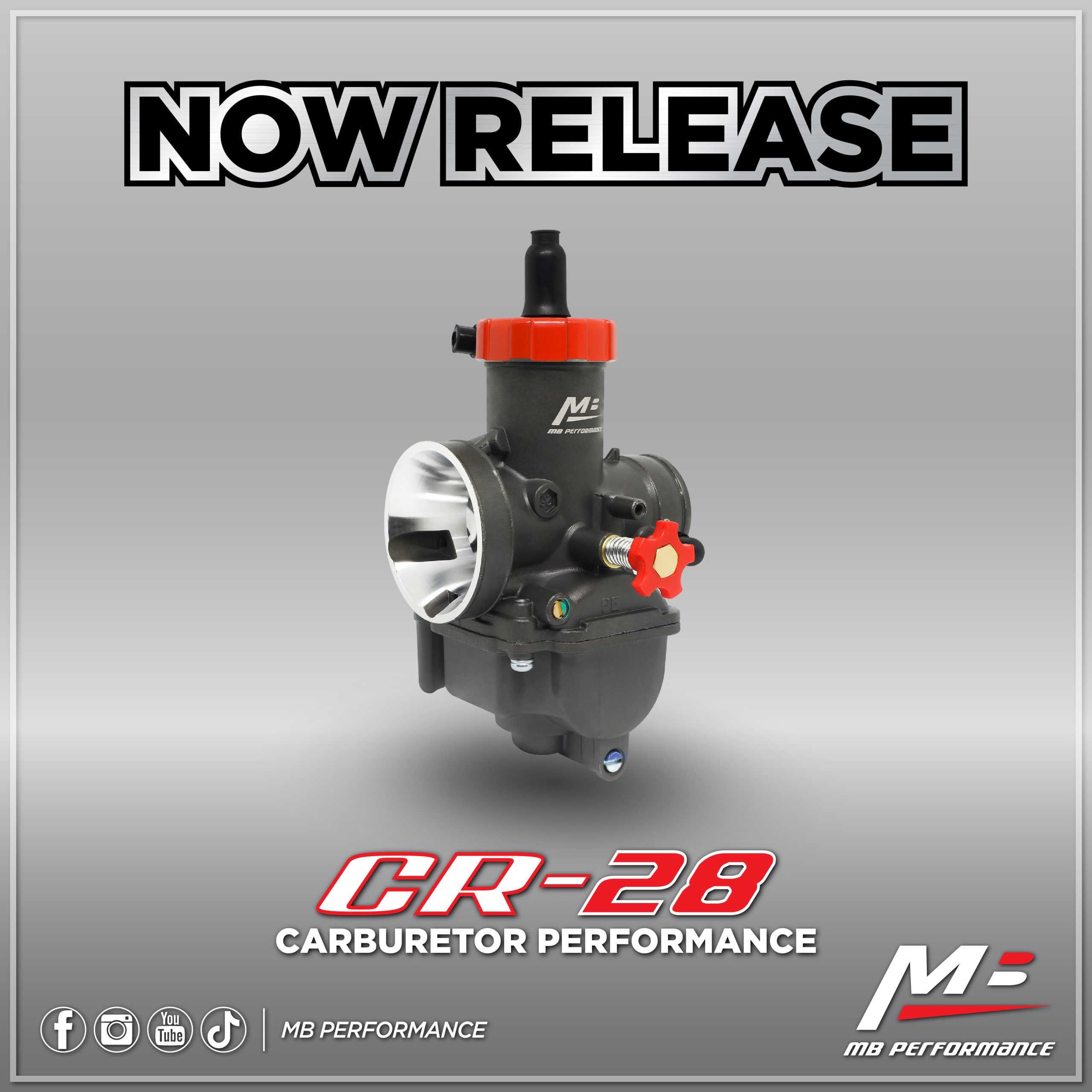 CARBURETOR RACING CR28 MB PERFORMANCE - MB Performance